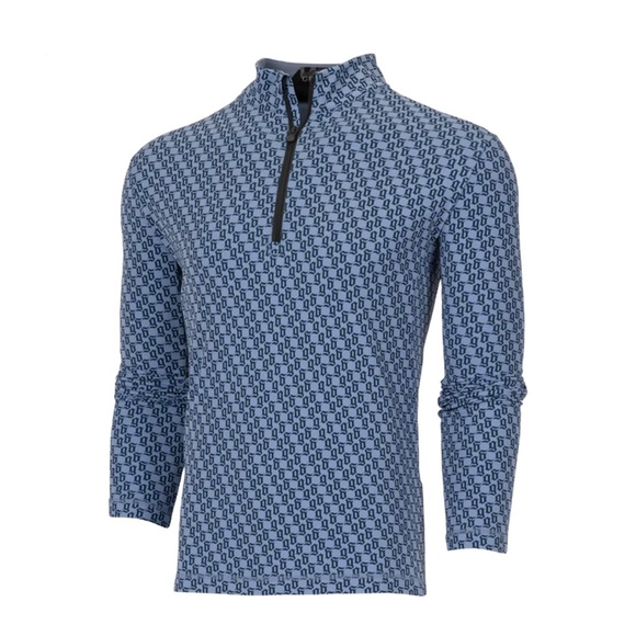 Greyson | Shirts | Greyson Wolf Tails Sequoia Quarterzip Nwt Cloud Blue ...